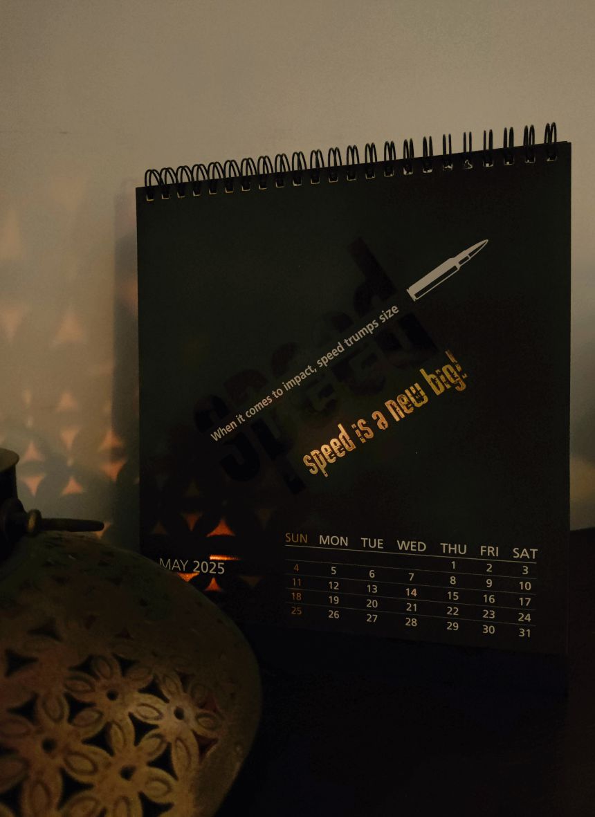 Our 2025 Speed Calendar: Where Time Meets Momentum – ideabaaz